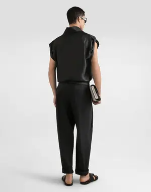 Dolce & Gabbana Hawaii Silk Twill Shirt - Black