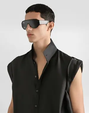 Dolce & Gabbana Hawaii Silk Twill Shirt - Black