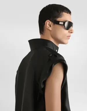 Dolce & Gabbana Hawaii Silk Twill Shirt - Black