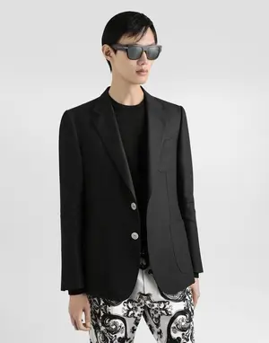 Dolce & Gabbana Portofino Single-breasted Linen Jacket