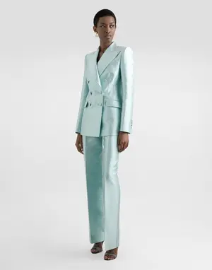 Dolce & Gabbana Shantung Silk Trousers