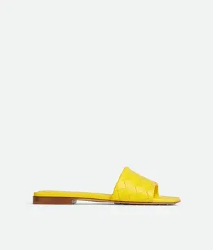 Bottega Veneta Parco Flat Mule - Daffodil