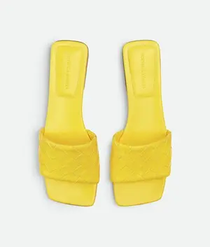 Bottega Veneta Parco Flat Mule - Daffodil