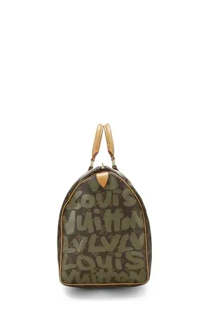 LOUIS VUITTON Graffiti Keepall 50 Duffle Bag - Green