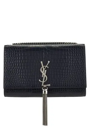 SAINT LAURENT Kate Tassel Embossed Medium Bag
