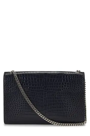 Saint Laurent Kate Tassel Embossed Bag - Navy
