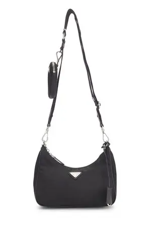 Prada Tessuto Re-edition 2005 Hobo - Black