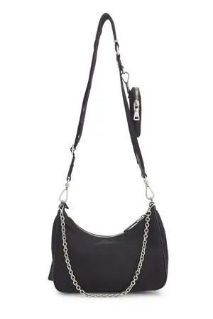 Prada Tessuto Re-edition 2005 Hobo - Black