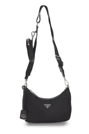 Prada Tessuto Re-edition 2005 Hobo - Black