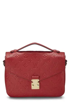 LOUIS VUITTON Orient Monogram Empreinte Pochette Metis - Red