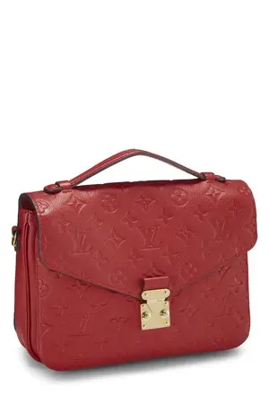 LOUIS VUITTON Orient Monogram Empreinte Pochette Metis - Red