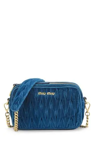 Miu Miu Velvet Camera Bag