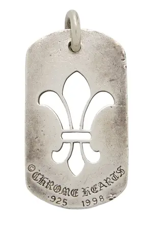Chrome Hearts Sterling Fleur-de-lis Pendant - Silver