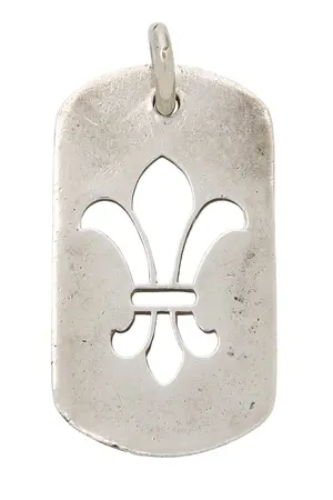 Chrome Hearts Sterling Fleur-de-lis Pendant
