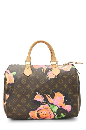 LOUIS VUITTON Stephen Sprouse X Monogram Roses Speedy 30 - Brown