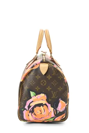 LOUIS VUITTON Stephen Sprouse X Monogram Roses Speedy 30 Bag