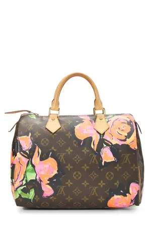 LOUIS VUITTON Stephen Sprouse X Monogram Roses Speedy 30 Bag