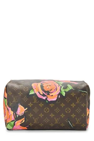 LOUIS VUITTON Stephen Sprouse X Monogram Roses Speedy 30 Bag