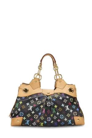 LOUIS VUITTON Takashi Murakami X Monogram Multicolore Ursula Bag - Black