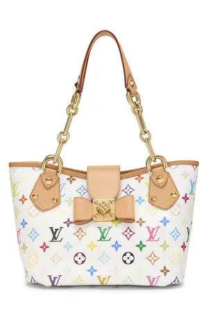 LOUIS VUITTON Takashi Murakami Monogram Multicolore Annie - White