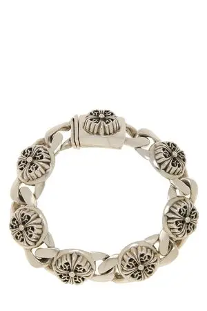 Chrome Hearts Sterling Cross Link Bracelet - Silver