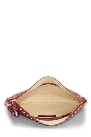 Valentino Garavani Leather Rockstud Spike Clutch