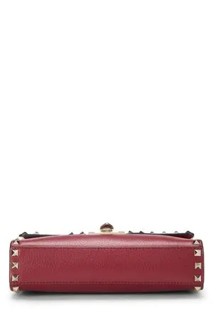 Valentino Garavani Leather Rockstud Flap Crossbody Bag