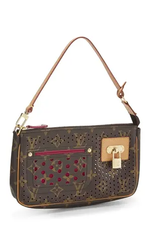LOUIS VUITTON Monogram Perforated Pochette Accessoires
