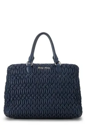 Miu Miu Nappa Convertible Top Handle Bag