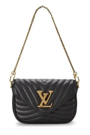 LOUIS VUITTON New Wave Shoulder Bag - Black