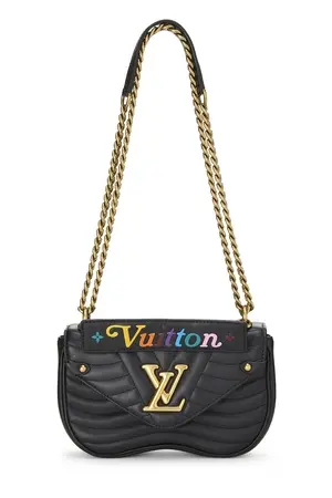 LOUIS VUITTON Calfskin Patches New Wave Shoulder Bag - Red