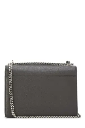 Saint Laurent Calfskin Leather Sunset Bag - Grey