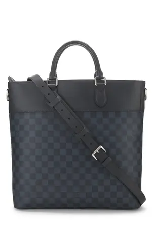 LOUIS VUITTON Damier Cobalt Newport Tote - Blue
