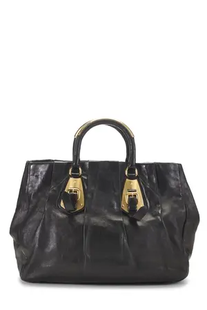 Prada Calfskin Bauletto Handbag
