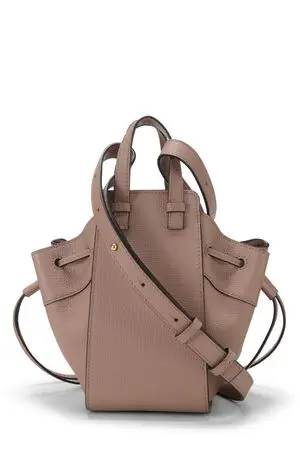 Loewe Calfskin Hammock Drawstring Bag - Pink