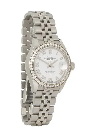 ROLEX 18k Gold And Stainless Steel Diamond Datejust 28mm