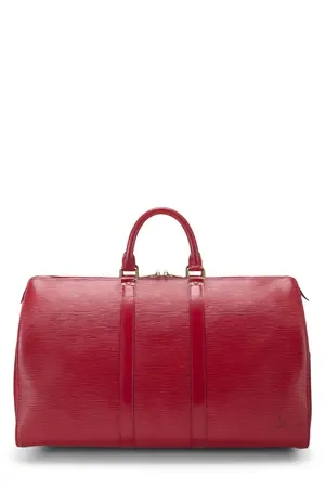 LOUIS VUITTON Epi Keepall 45 - Red