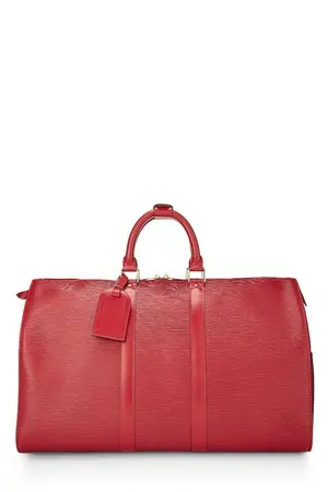 LOUIS VUITTON Epi Keepall 45 - Red