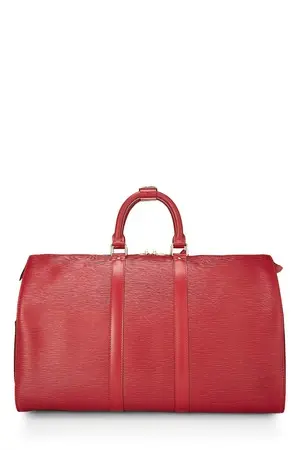 LOUIS VUITTON Epi Keepall 45 - Red