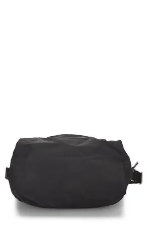 Prada Nylon Double Buckle Flap Messenger Bag