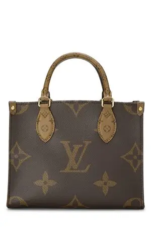 LOUIS VUITTON Monogram Reversed Giant On The Go - Brown