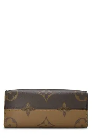 LOUIS VUITTON Monogram Reversed Giant On The Go - Brown