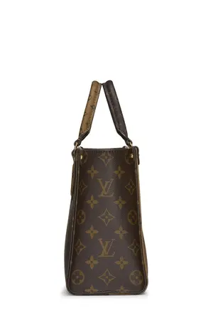 LOUIS VUITTON Monogram Reversed Giant On The Go - Brown