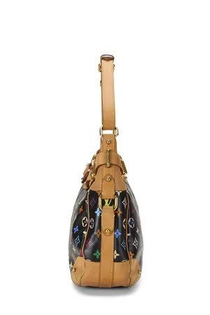 LOUIS VUITTON Monogram Multicolore Greta Hobo - Black