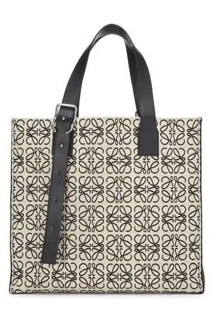 Loewe Jacquard Anagram Buckle Tote