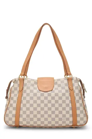 LOUIS VUITTON Damier Azur Stresa - White