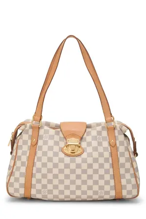 LOUIS VUITTON Damier Azur Stresa - White