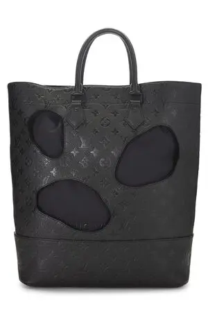 LOUIS VUITTON Monogram Empreinte Tote Bag - Black