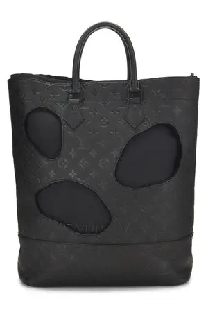 LOUIS VUITTON Monogram Empreinte Tote Bag - Black