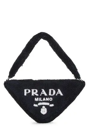 Prada Terry Cloth Triangle Shoulder Bag